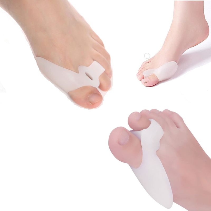 Bunions Corrector Set Gel Big Toe Separator Straightener Splint | Big ...