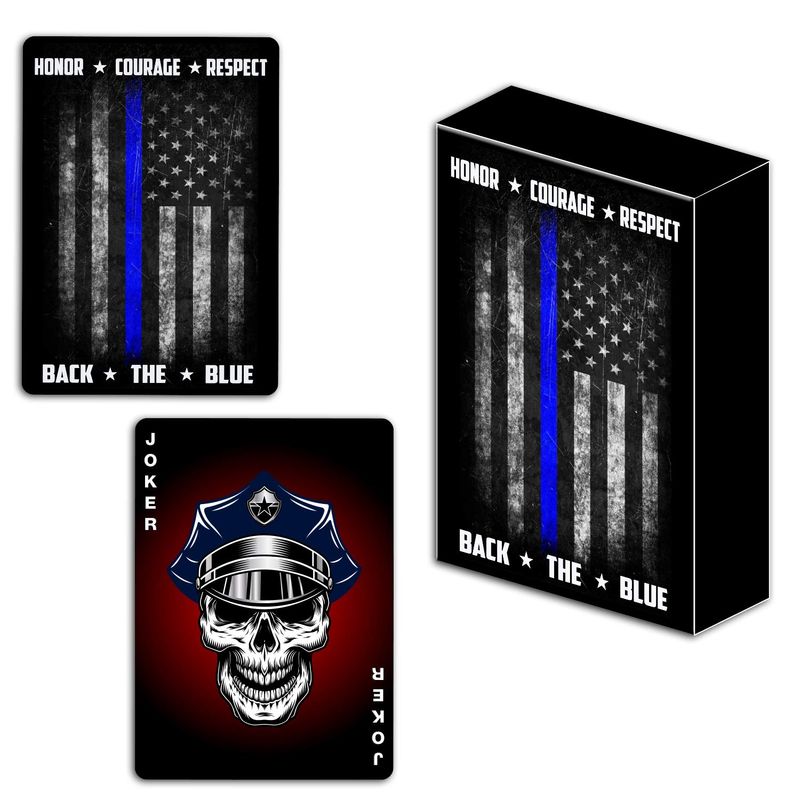Military Gift Shop Police Officer Playing Cards - Unique Graphics ...
