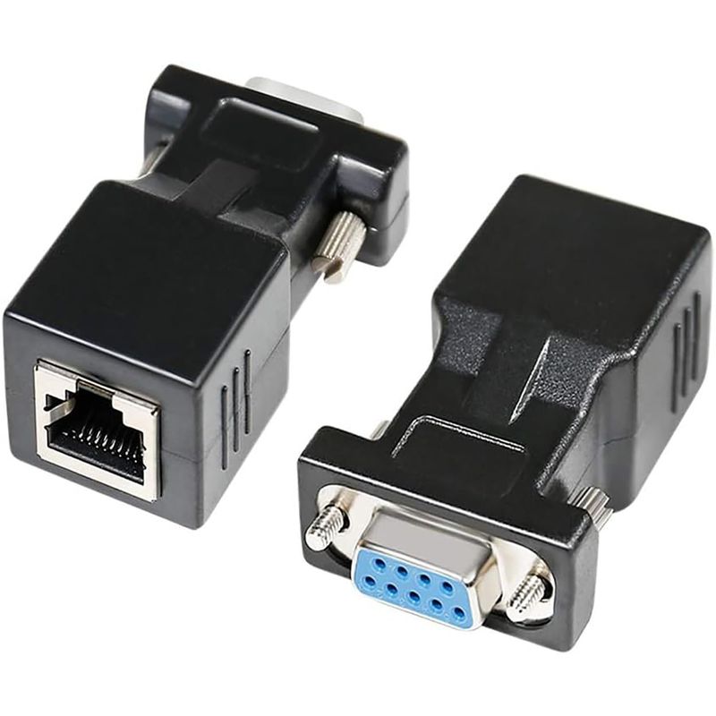 DTech RS232 DB9 to RJ45 Serial Adapter DB-9 Female to RJ-45 Female (DB9 ...