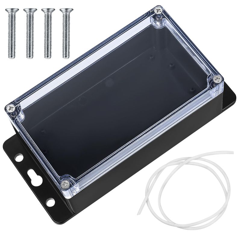 IP65 Waterproof Junction Box, Electronics Project Box, Plastic Clear ...