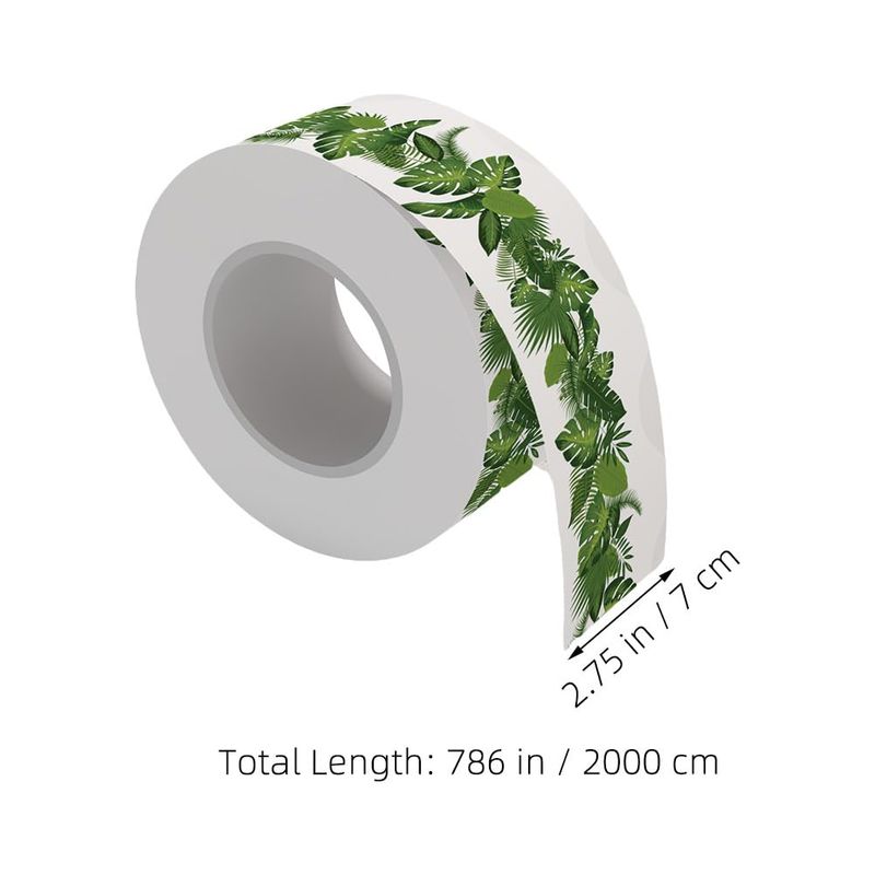 NUOBESTY Bulletin Board Border, 1Roll Leaves Border Sticker Bulletin ...