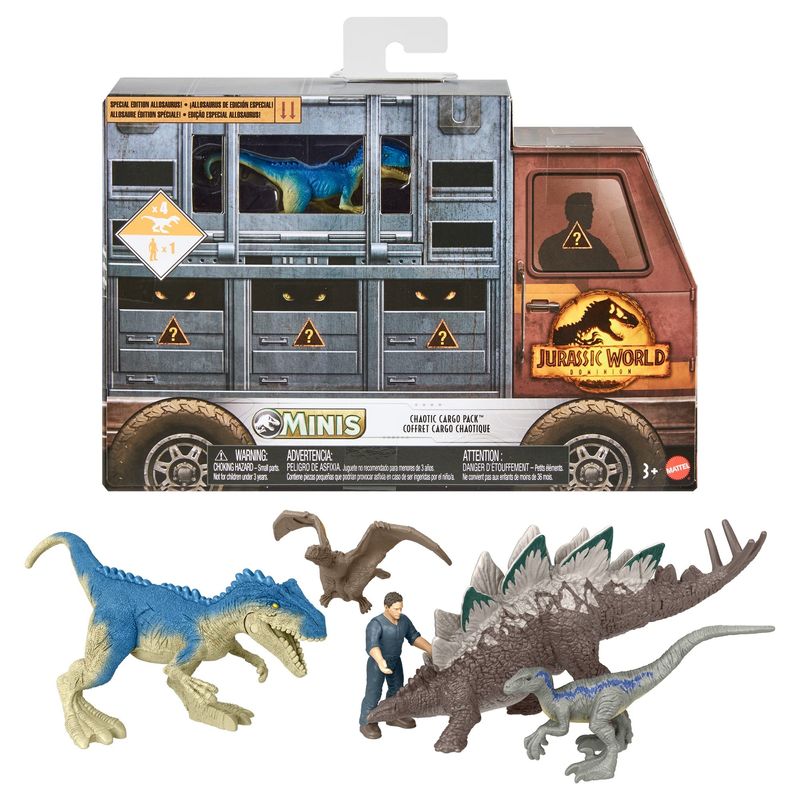 Mattel Jurassic World GWP71 New Ruler Minifigure, Multi-Pack (With ...