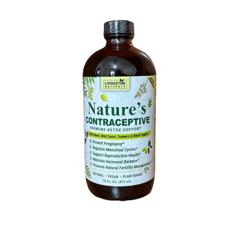 Nature's Contraceptive Detox By Livingston Natural Herbal Labs, Plant ...