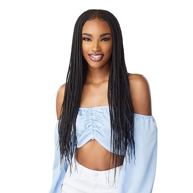 Sensationnel Cloud9 Synthetic Swiss Hand-Braided HD Lace Wig - 4X5 ...