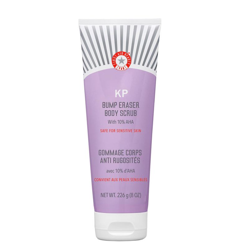 First Aid Beauty - KP Bump Eraser Body Scrub with 10% AHA, Keratosis ...