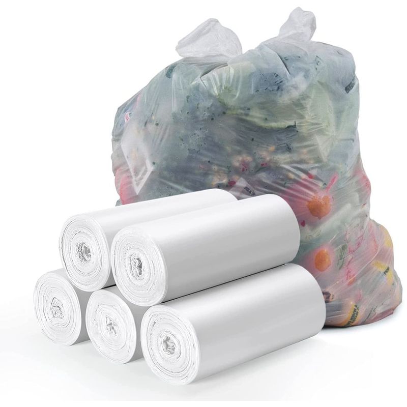 Small Trash Bags 1.2 Gallon, Biodegradable Gallon Waste Bag, Mini ...