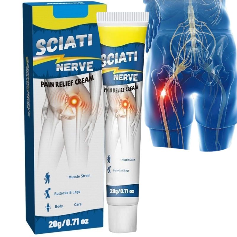 Scia/tica Nerve Pain Relief Cream,Heat Sci/ATIC Nerve Pain Relief Cream ...