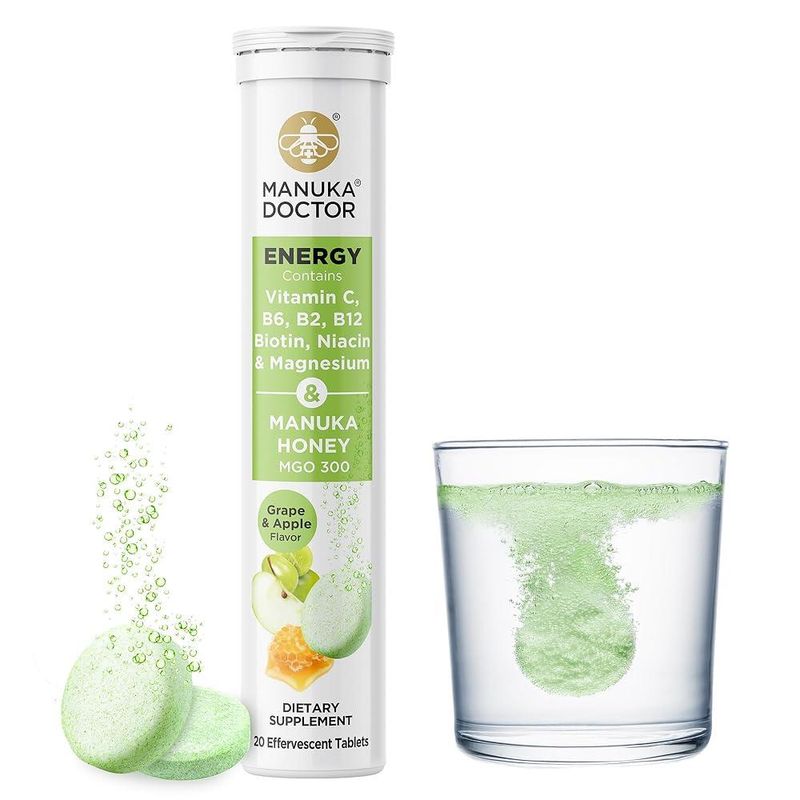 Manuka Doctor Energy Supplement Manuka Plus Energizex Honey Vitamin CB ...