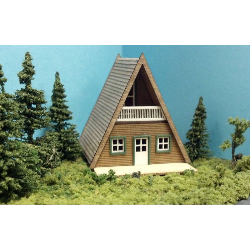 Train Time Laser N Scale ** Laser Cut ** A Frame House Kit - Online ...