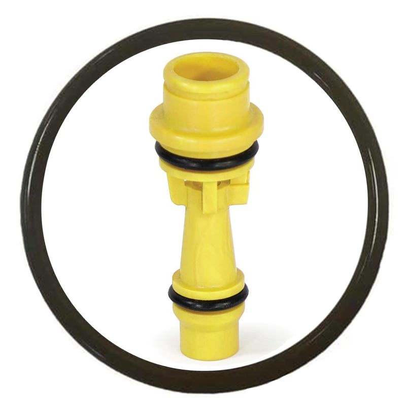 Clack Injector - V3010# 1G Yellow - Includes Injector Cap O-ring Seal ...
