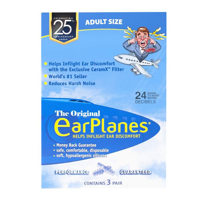 EarPlanes Earplugs, 3 Pairs - Online Marketplace - EveryMarket