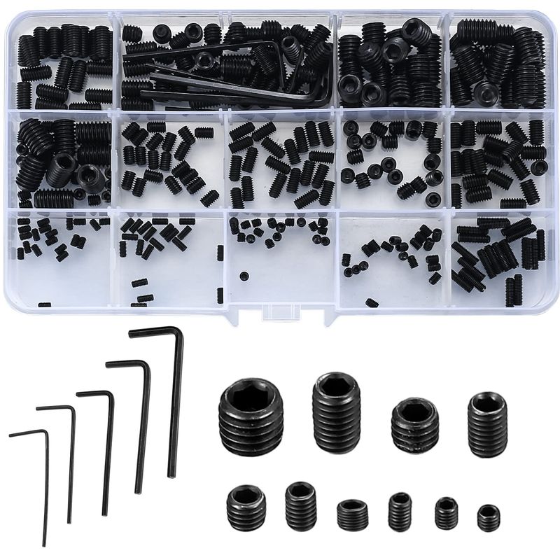 Hex Socket Set Headless Screws, Carbon Steel Screw Screws, Hollow ...