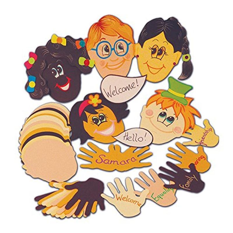 Springboard Multicultural Heads and Hands Craft Activity Pack - Cut-Out ...