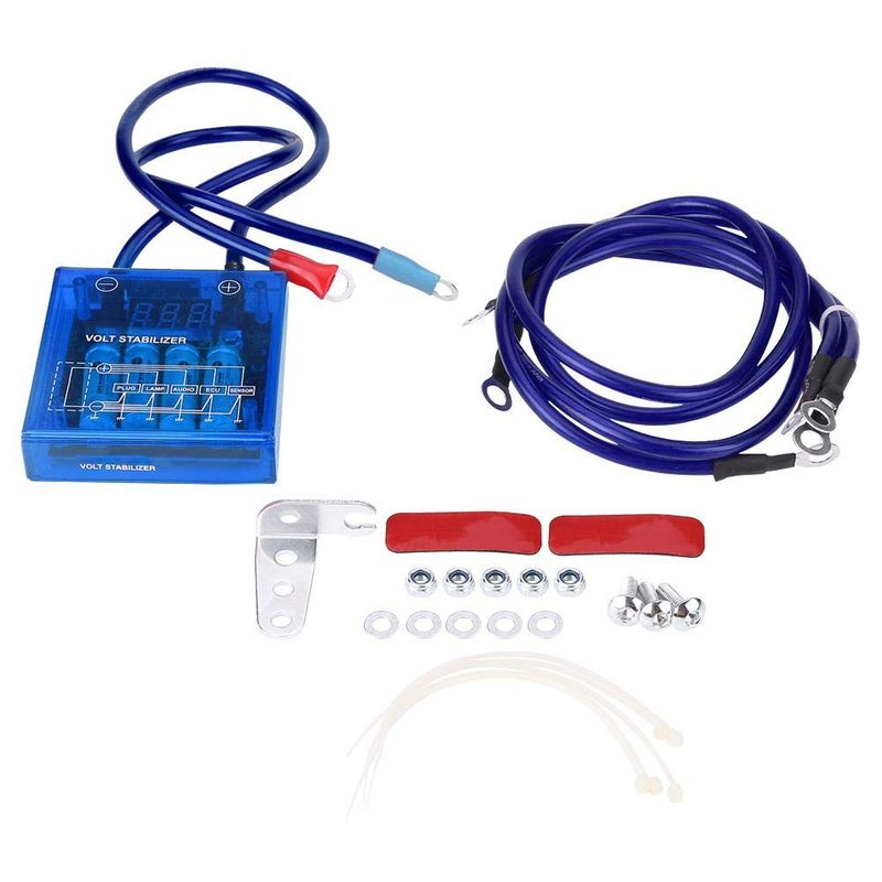 Universal 12V Digital Electric Voltage Stabilizer Kit, Saver Car ...