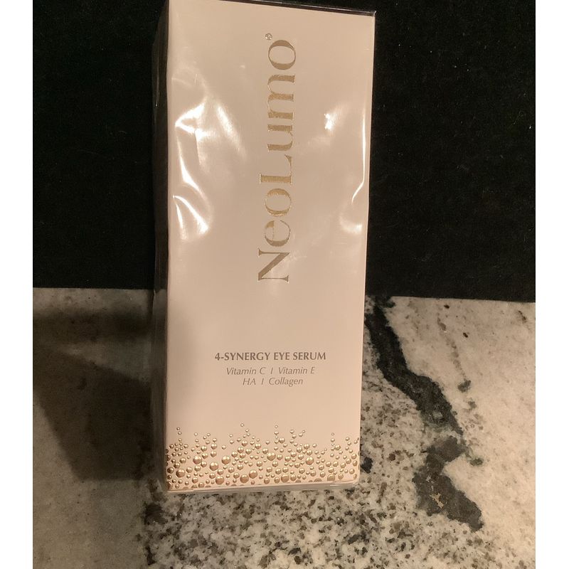 NEOLUMO 4-SYNERGY EYE SERUM-VITAMIN C & E/HA/COLLAGEN-1.0 fl oz-NEW ...