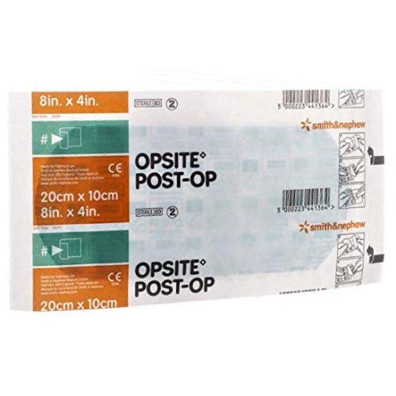 New Opsite Post-Op Dressing, 20cm x 10cm Pack of 10 - Online ...