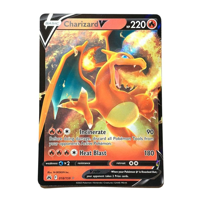 Pokemon - Charizard V 018/159 - Crown Zenith - Ultra Rare Card - Online Marketplace - EveryMarket