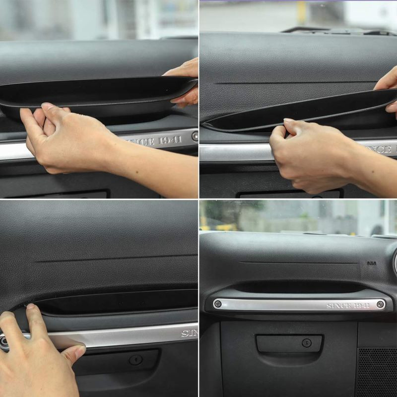 Voodonala Car Passenger Side Co-Pilot Grab Handle Storage Box for 2011 ...