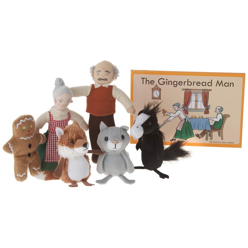 The Puppet Company Traditional Story Sets The Gingerbread Man Book and ...