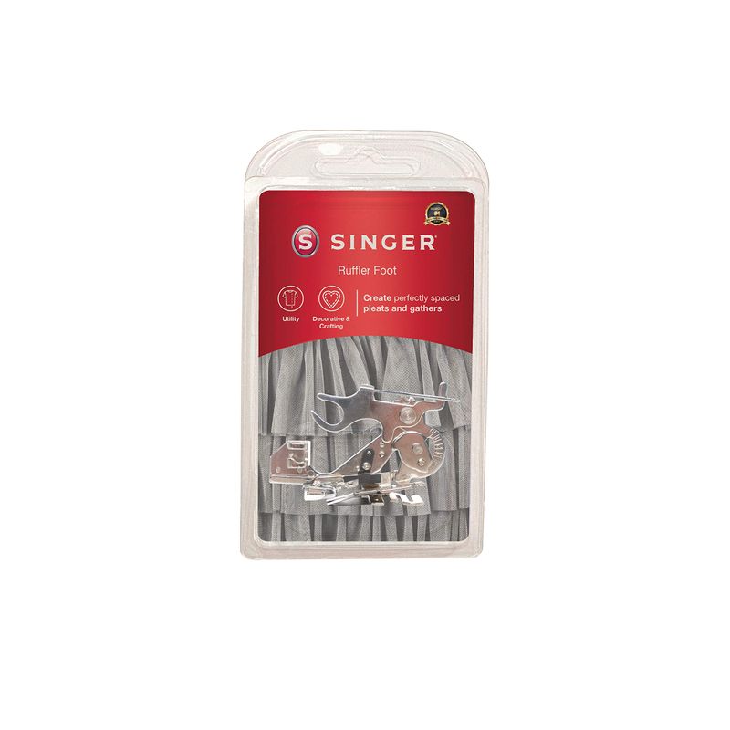 SINGER | Ruffler Attachment Presser Foot, Perfectly Spaced Pleats ...
