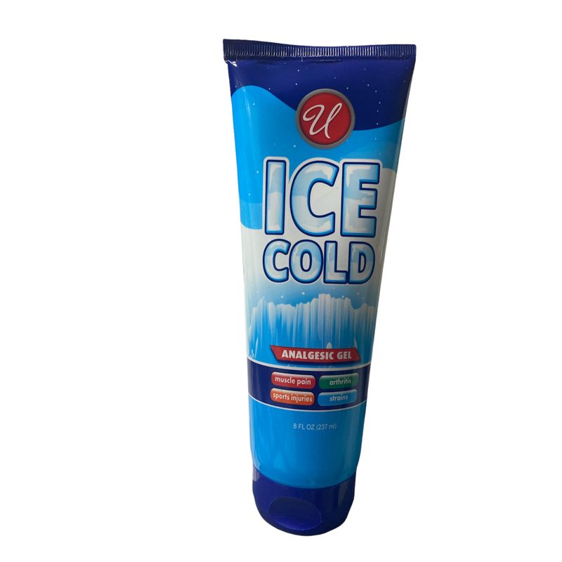 Ice Cold Analgesic Gel 8 oz 237 ml Muscle Pain Arthritis Sports ...