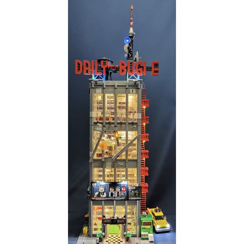 Shining Blocks LED Lighting Kit for Lego 76178 Spider-Man Daily Bugle ...