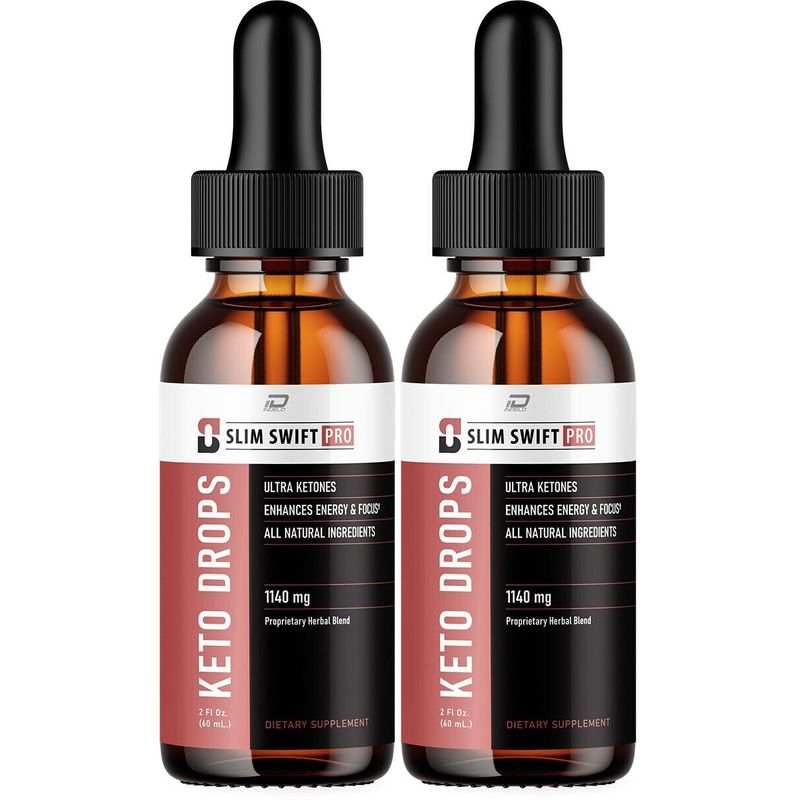 (2 Pack) SlimSwift Pro Metabolism Drops Liquid Supplement-Metabolic ...
