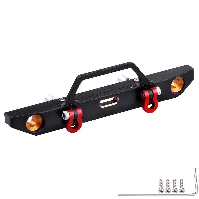 Aluminum Alloy Front Bumper for 1/24th Scale RC Crawler Car Axial SCX24 ...