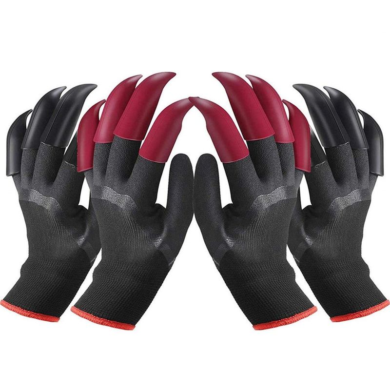 IME Garden Gloves with Claws Waterproof Gardening Gloves for Digging ...
