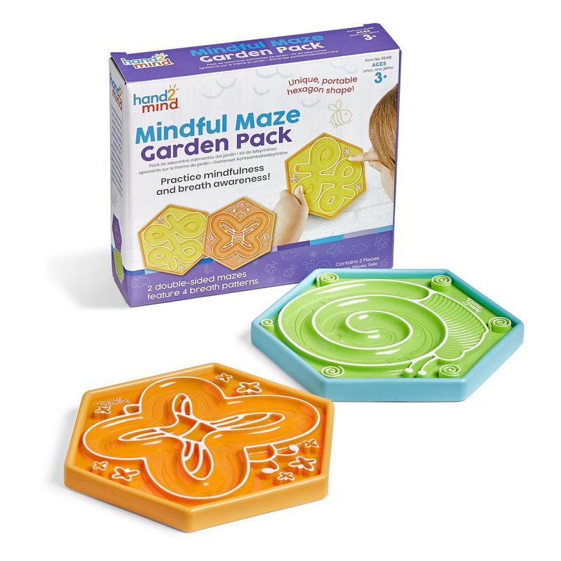 hand2mind Mindful Maze Garden Pack, Tactile Sensory Toys, Anxiety ...