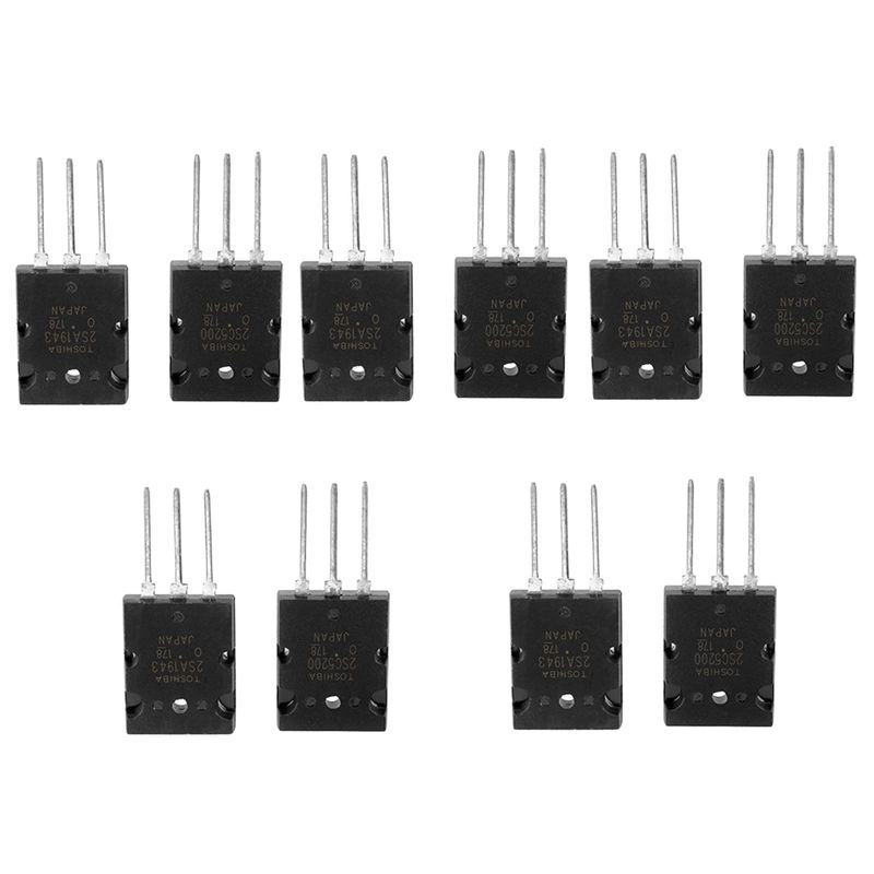 2SC5200 Transistor, 5 Pair Audio Transistor, 2SA1943 and 2SC5200 High ...