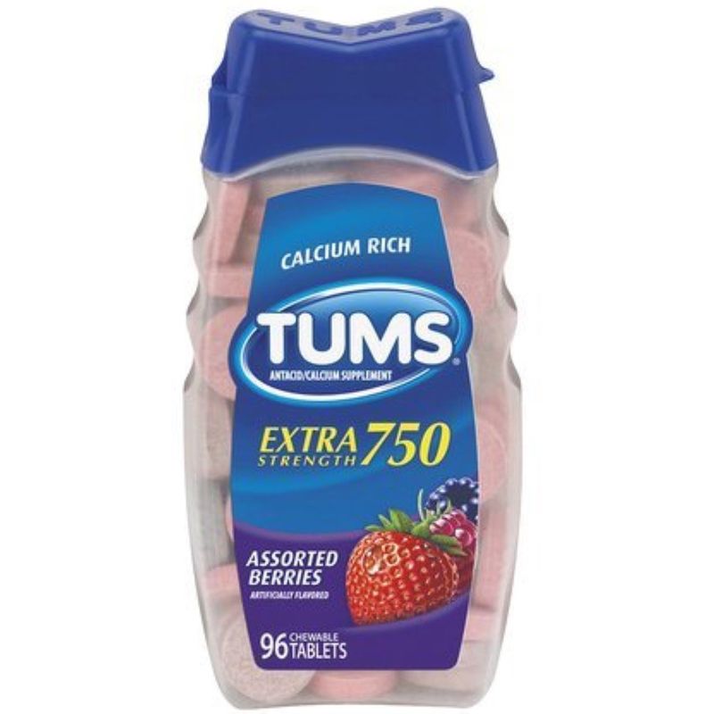 Tums E-X Berries Size 96s Tums Extra Strength Assorted Berries Calcium ...