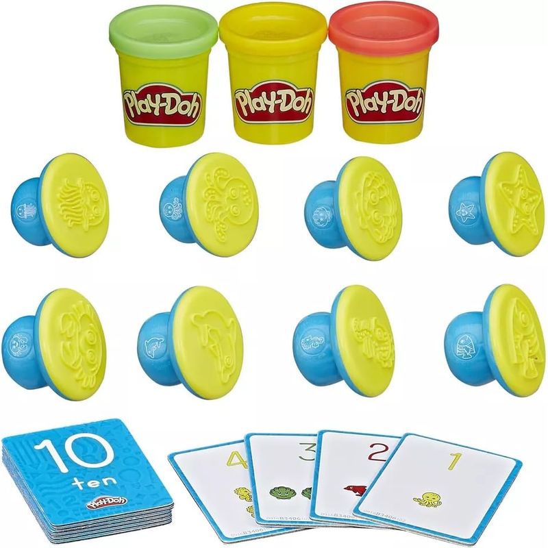 Kids Play Dough Shape and Learn Numbers and Counting Play Set - Online ...