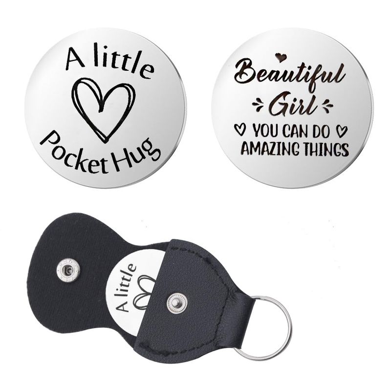 Guqqeuc Motivational Pocket Hug Token for Women & Girls - Daughter ...
