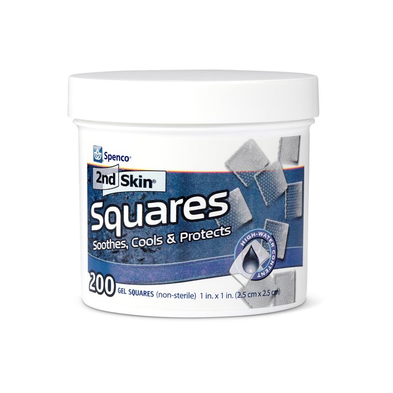 Spenco 2nd Skin 200 Gel Squares (Non-Sterile), Blue, 1" - Online ...