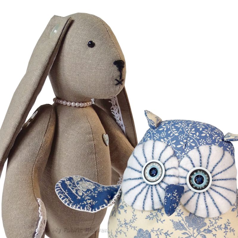 My Fabric Heaven Two Discounted Sewing PATTERNS. Twinkle Keepsake Owl ...