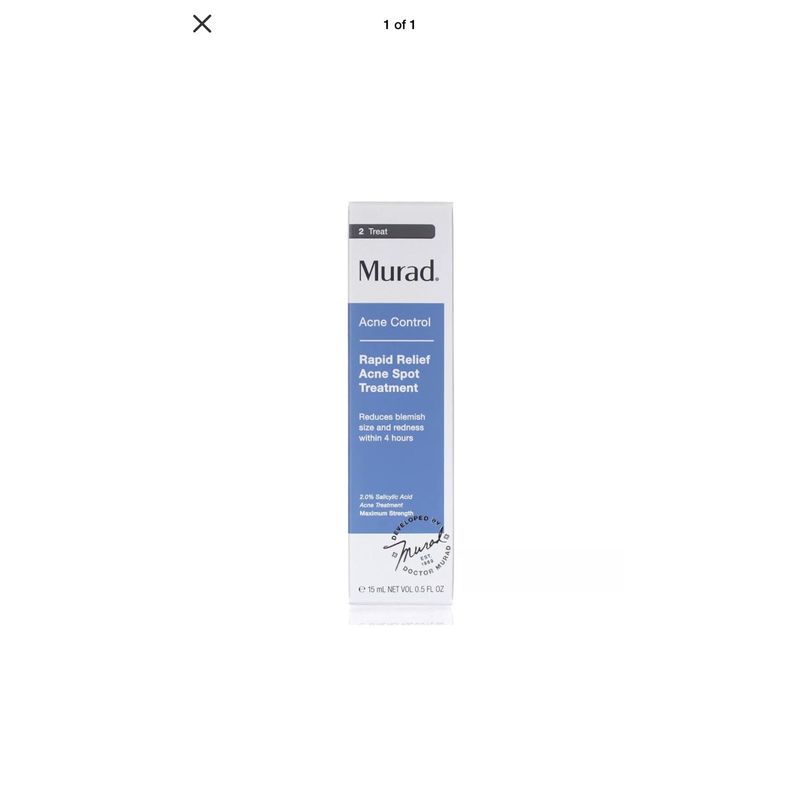 Murad Acne Control Rapid Relief Acne Spot Treatment 0.5oz/15ml NEW IN ...