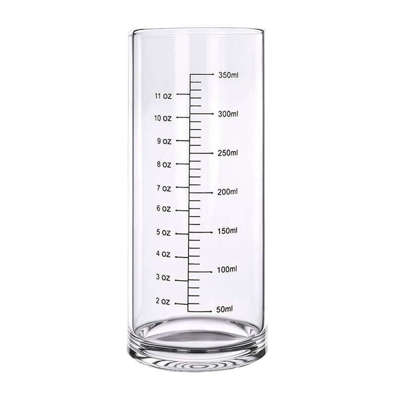 350ML Glass Measuring Cup with Double Scale Cold & Heat Resistant ...