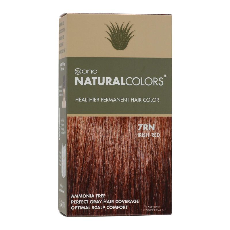 ONC NaturalColors Healthier Permanent Hair Color 7RN Irish Red 120 ml ...