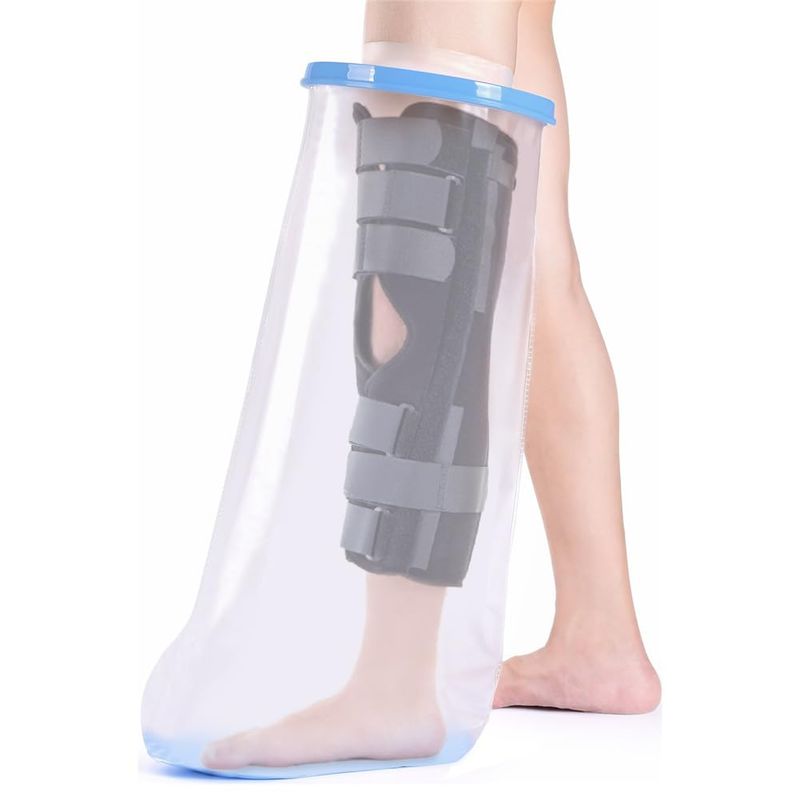 Fasola Leg Cast Cover Shower, Non-Slip Leg Cast Protector for Broken ...