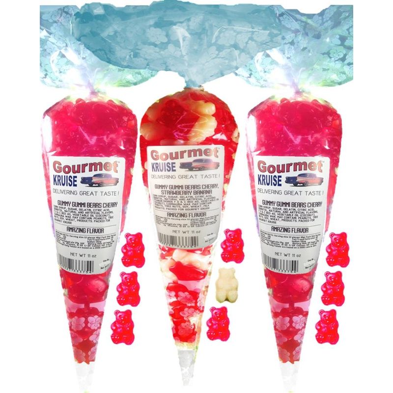 Red Gummy Bears (2) Wild Cherry (1) Red Wild Cherry White Strawberry ...