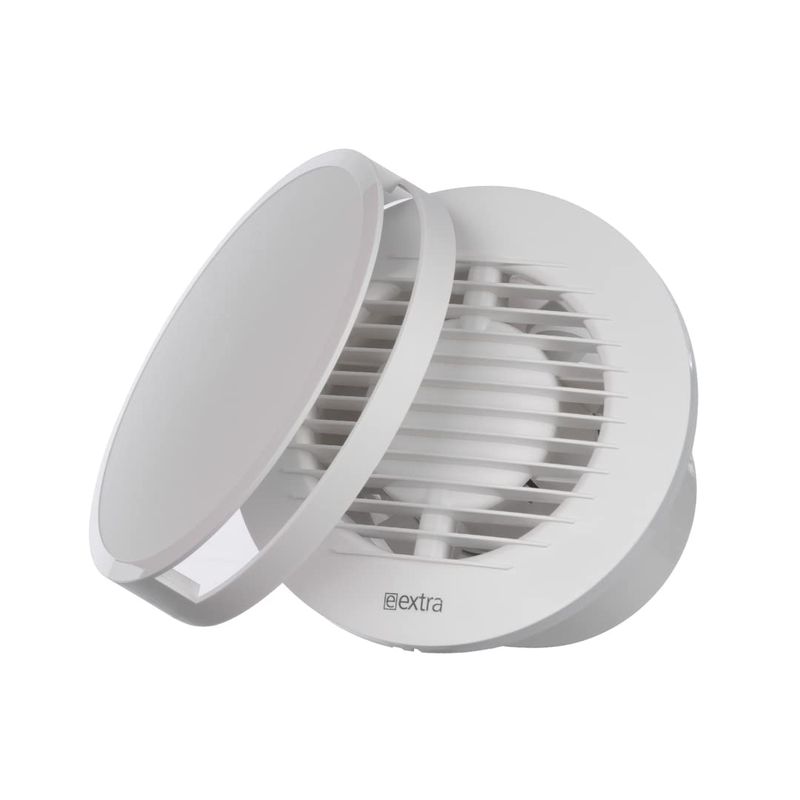 EUROPLAST Diameter 100mm Bathroom Extractor Fan with Timer and ...