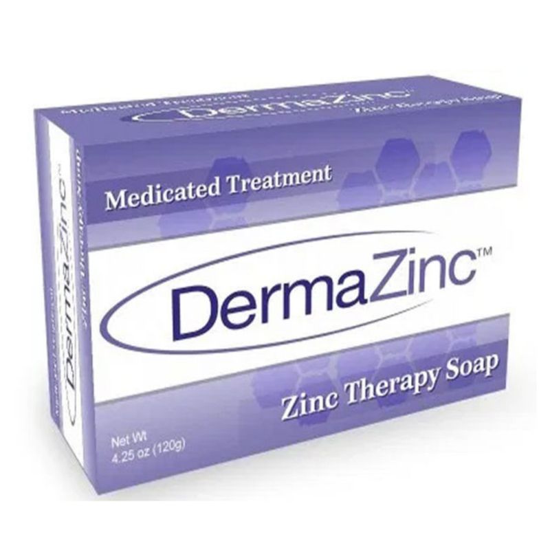 DermaZinc Zinc Therapy Soap 4.25oz - Medicated Bar for Eczema ...