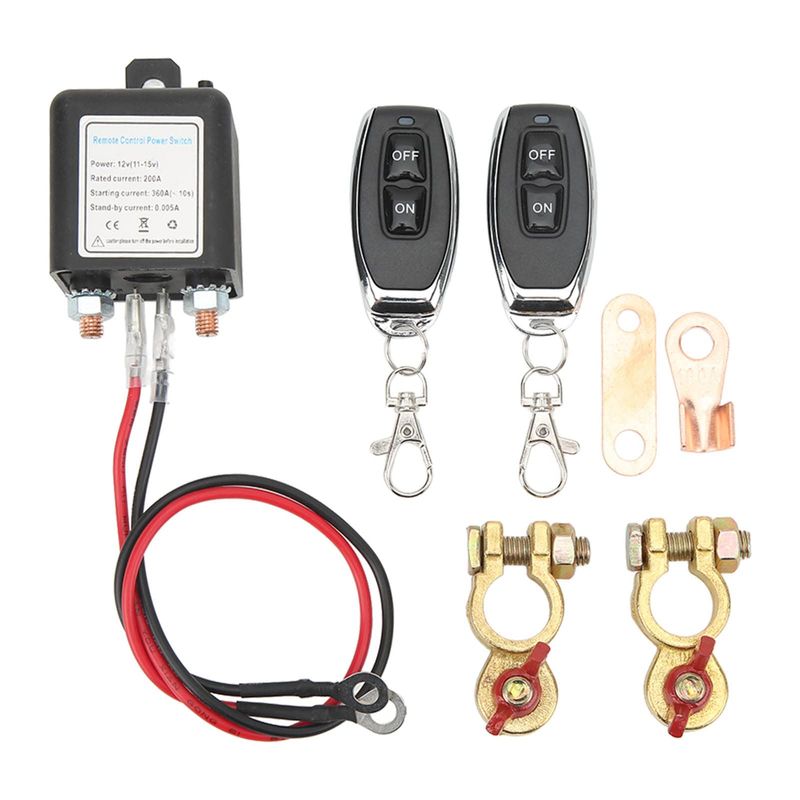 Remote Battery Disconnect Switch, Car Battery Disconnect Switch Power ...