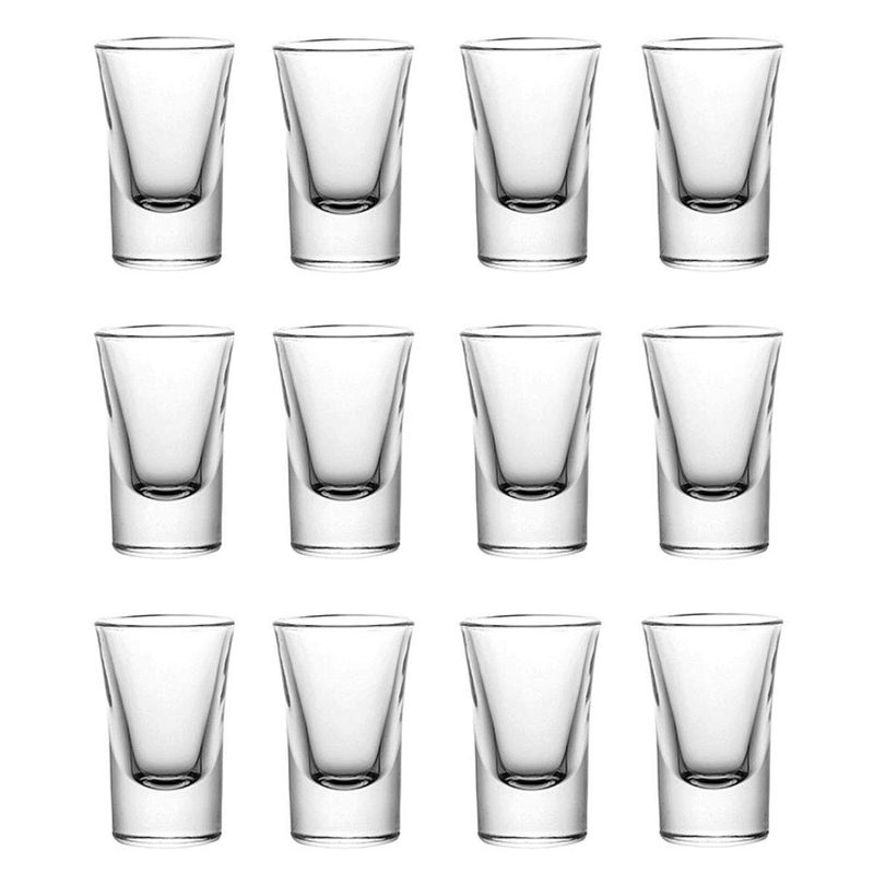 mixed24 Shot Glasses 2cl 20ml 35ml Shot Glasses Tequila Glass Vodka Gin ...