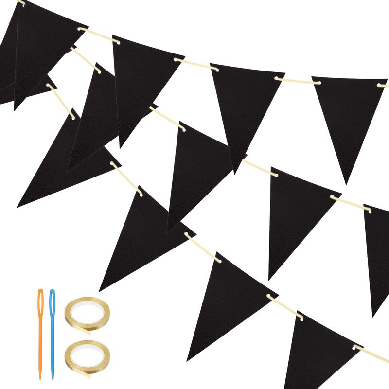 PATIKIL Pennant Banner Flags, 2 Set 16.4 Feet Triangle Banners for ...