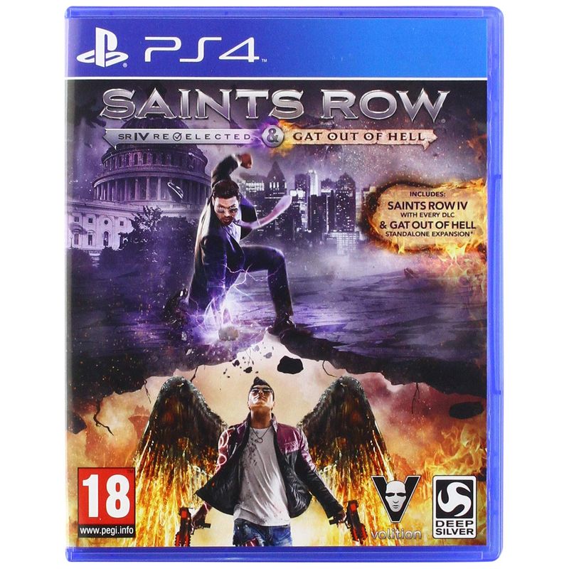 Saints Row 4: Re-Elected and Gat Out Of Hell First Edition (PS4 ...