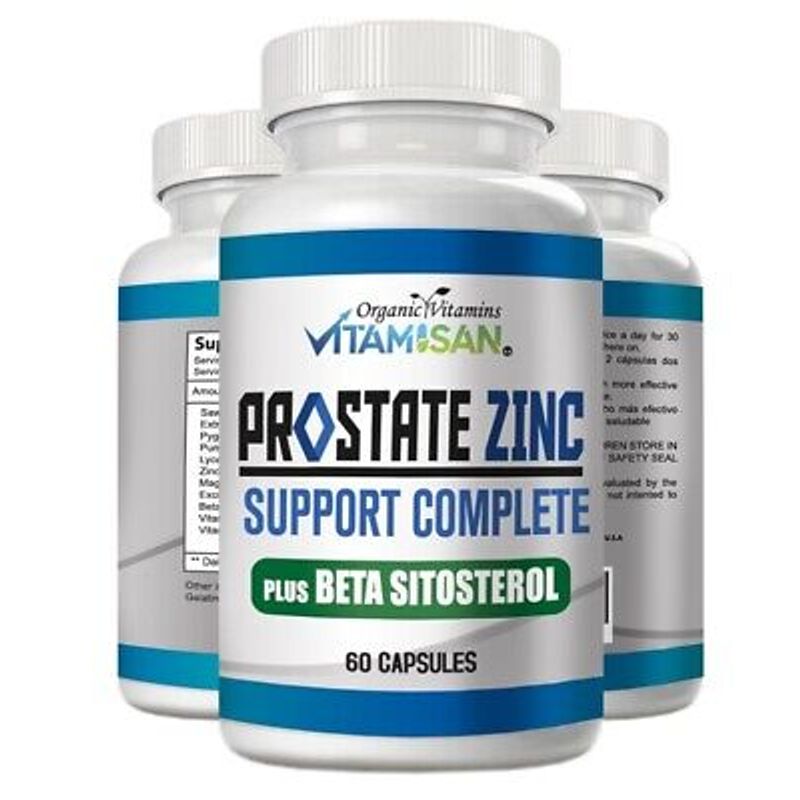 Saw Palmetto Prostate 1619 Supplement Urinary Support Cap Organic Vit ...