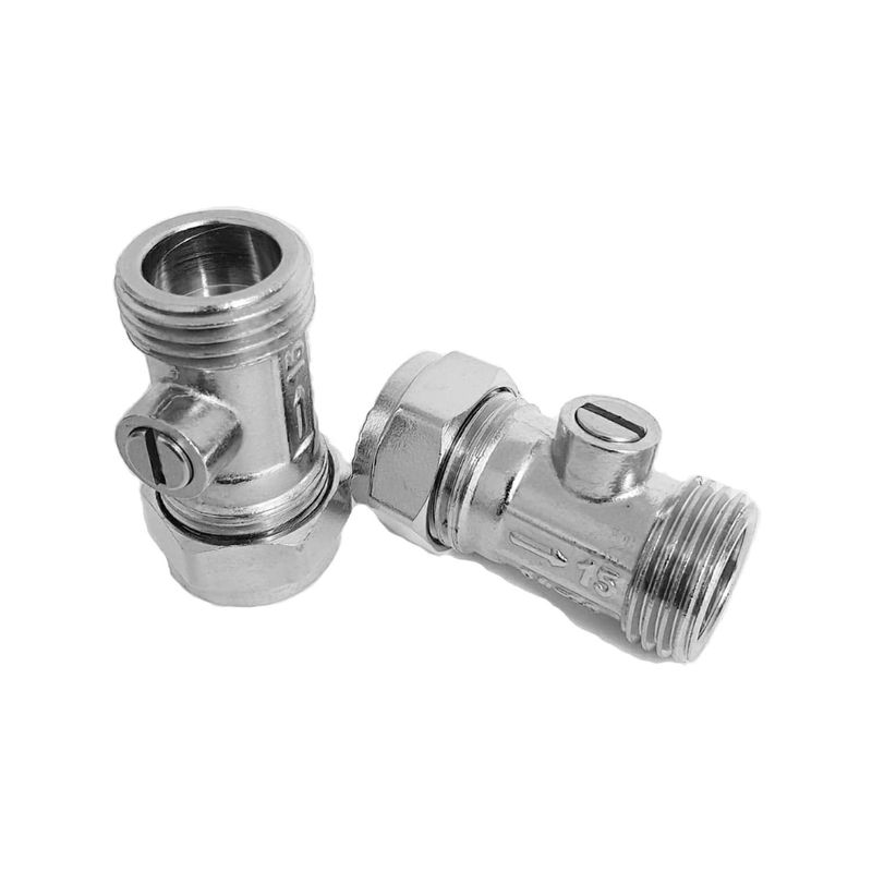 Pipestation 15mm Isolation Valve 2 Pack - Isolation Valve 15mm X 1/2 ...