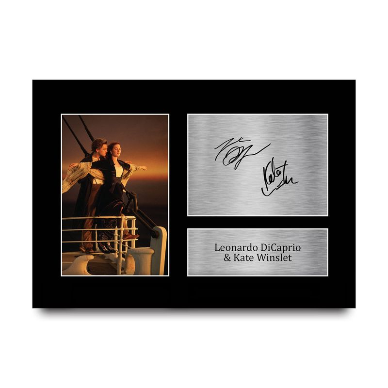 HWC Trading A4 Leonardo DiCaprio & Kate Winslet Titanic Gifts Printed ...